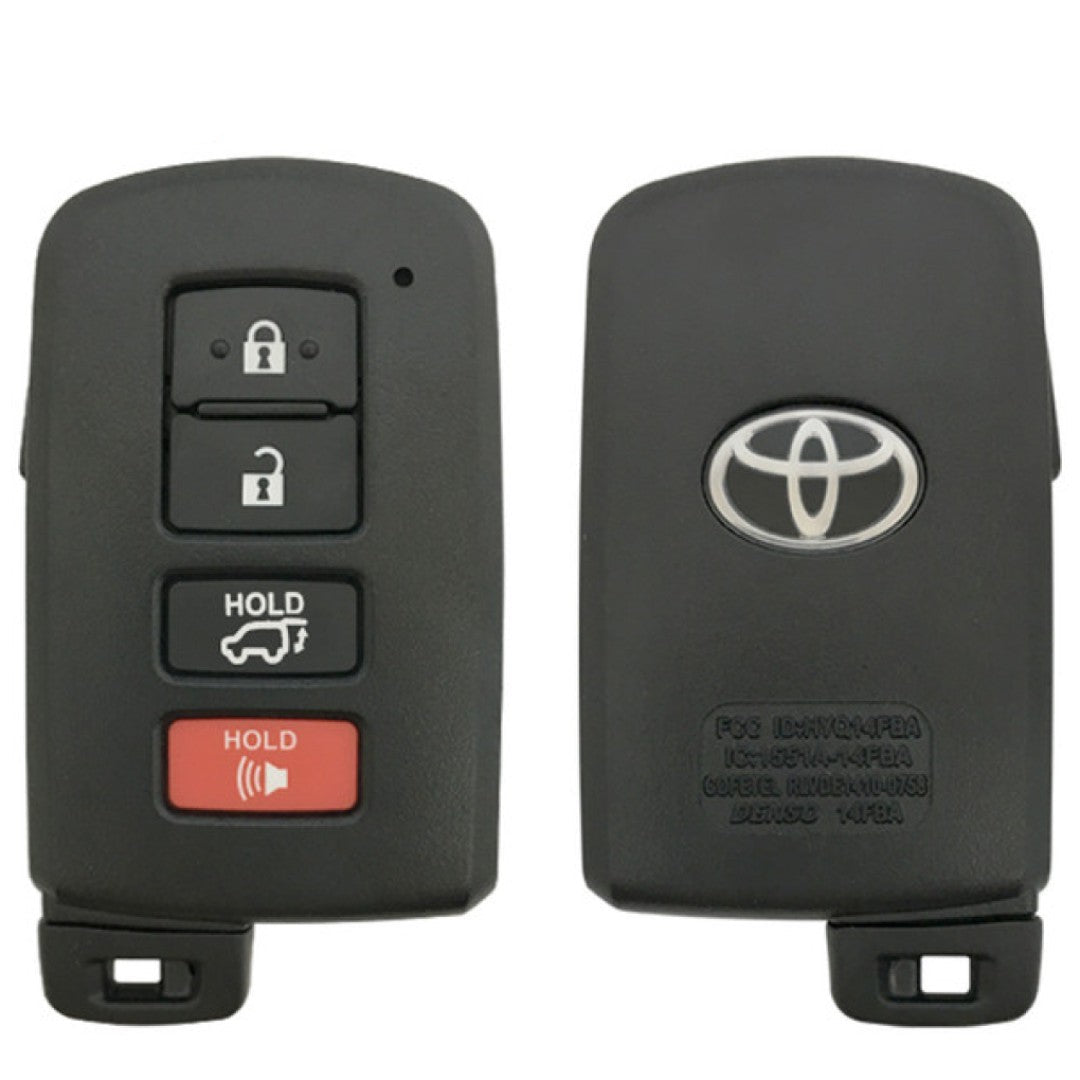 Toyota 4 Button OEM Proximity Key HYQ14FBA / 89904-0E121 — Noble Key Supply