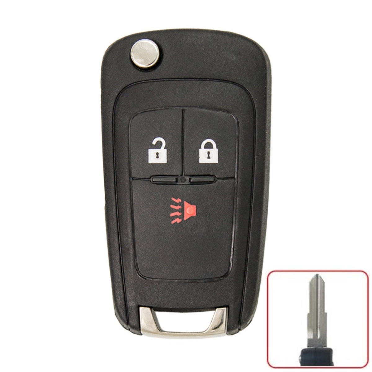 Chevrolet Spark 3 Button Remote Flip Key A2GM3AFUS03 — Noble Key Supply