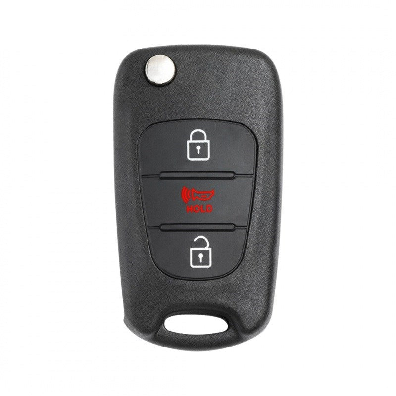 KIA RIO 3 Button Flip Key Replacement for 95430-1W020 — Noble Key Supply