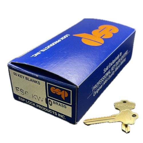 KW10 / A1176ST - BRASS - Box of 50 — Noble Key Supply