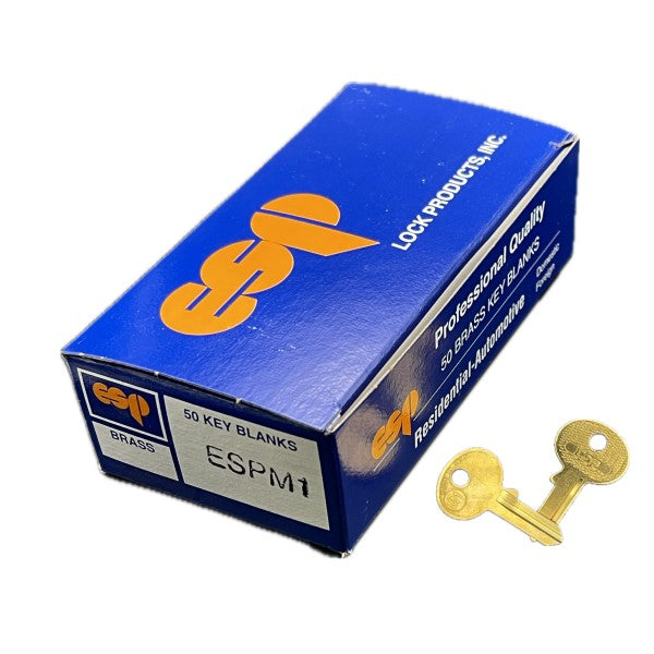 M1 / 1092 - BRASS - Box of 50 — Noble Key Supply