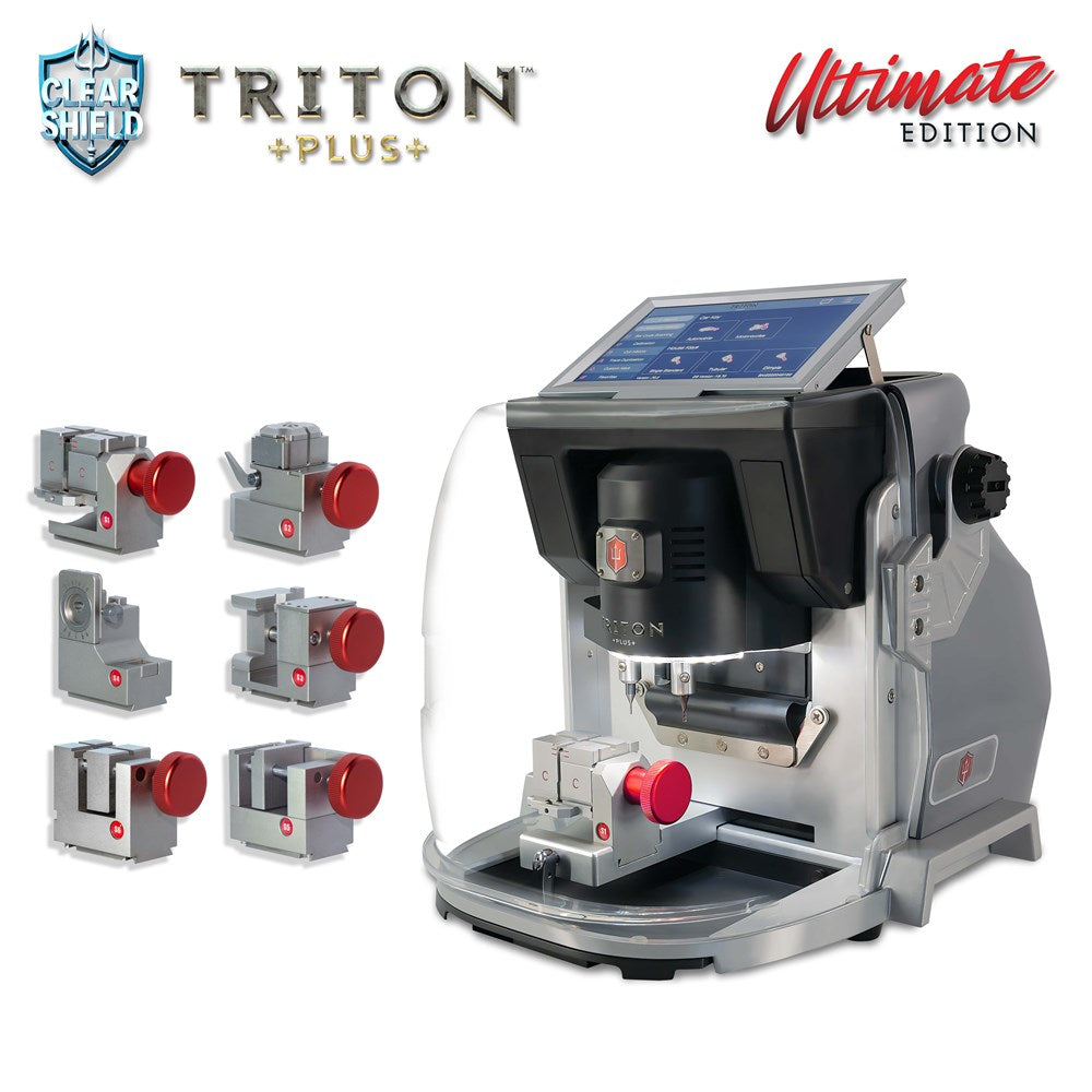 Triton PLUS Key Cutting Machine - Ultimate Edition (Automotive + Comme ...